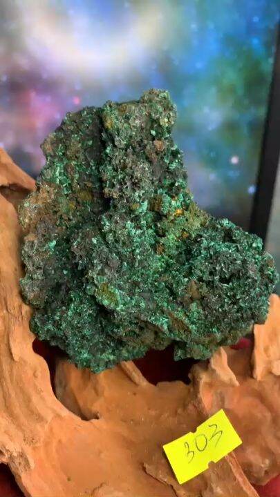 Viên đá khoáng vật Azurite Machalite MAgic tự nhiên năng lượng Vũ trụ ...