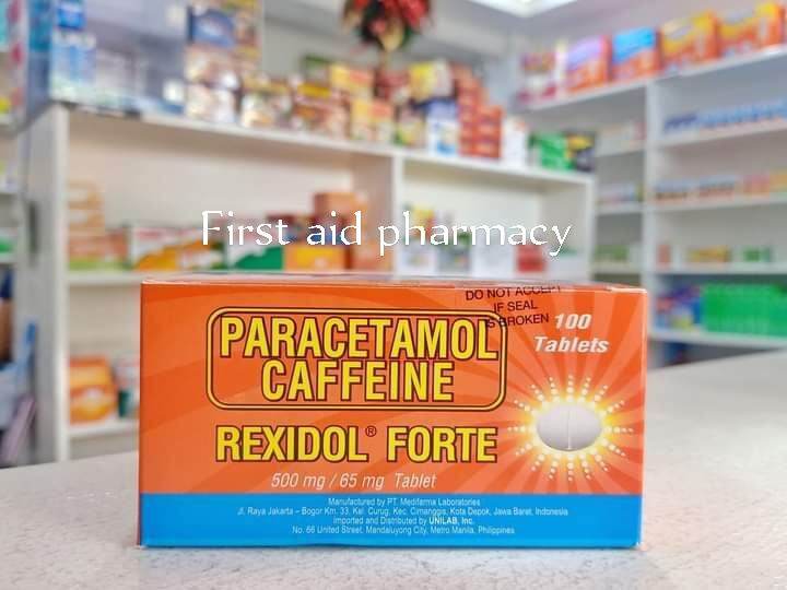 Rexidol Forte 1Box 100s tablets (para sa binat, lagnat, sakit ng ulo ...