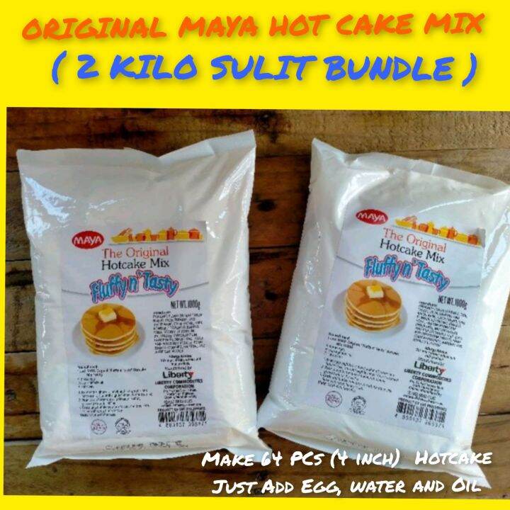 2KILO ORIGINAL MAYA HOTCAKE MIX (Up to 64 Servings) | Lazada PH