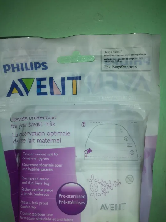 Philip's Avent Breastmilk Storage Bag 25pcs | Lazada PH