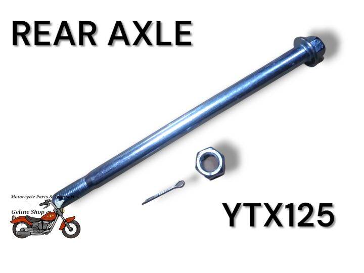 [GELINE SHOP]REAR AXLE FOR YTX125 MOTORCYCLE | Lazada PH