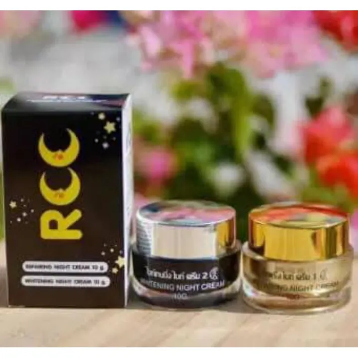 RCC NIGHT CREAM BEAUTY อาร์ซีซี ไนท์ครีม ครีมรีแพร์ 10g. | Lazada.co.th