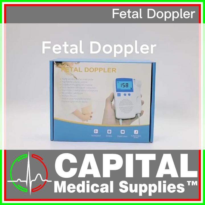 Fetal Doppler Monitors, Heartbeat Monitoring for Baby, Color Pink/Blue ...