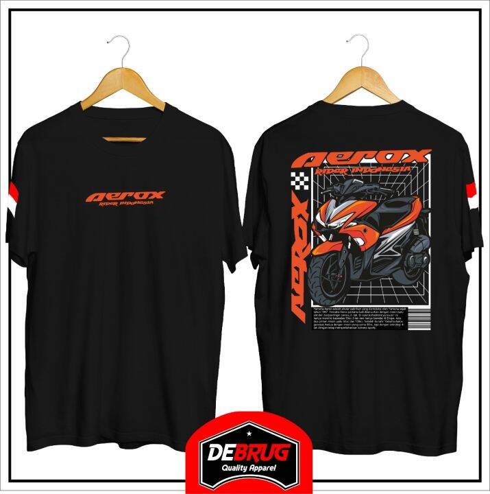 kaos motor aerox /baju otomomotif motor yamaha aerox 155 bahan katun combed | Lazada Indonesia