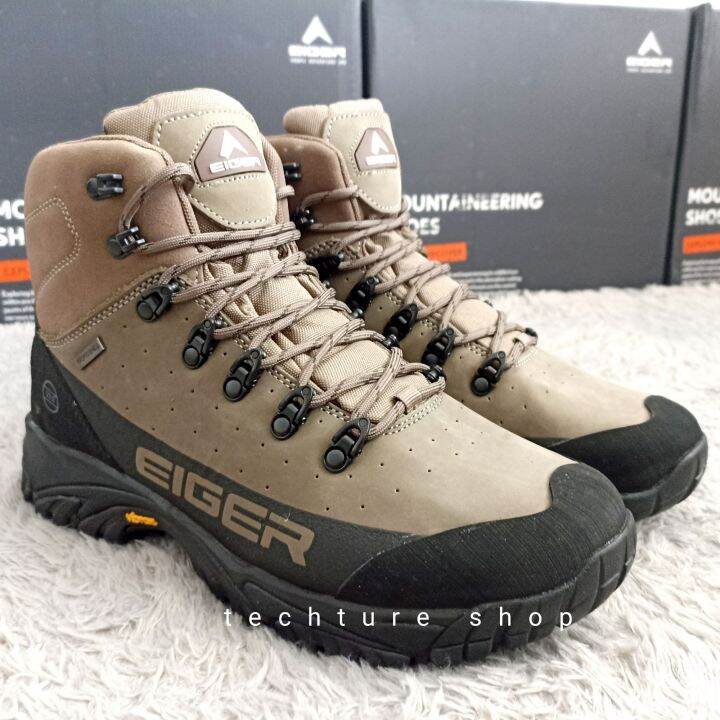 Eiger Plum Sepatu Gunung Hiking Shoes Mid Cut Trekking | Lazada Indonesia