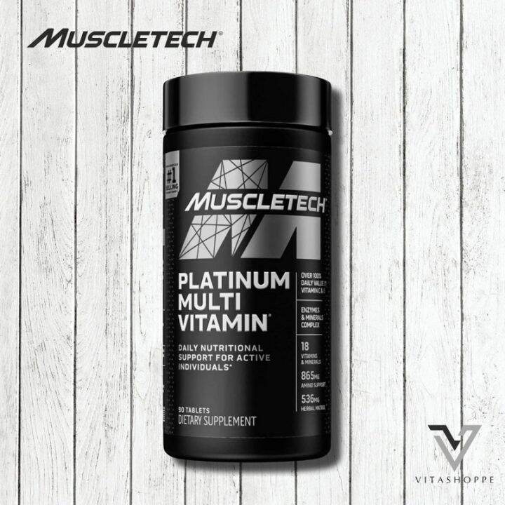 Muscletech Platinum Multivitamin 90 Tablets best by- feb/2025 | Lazada PH