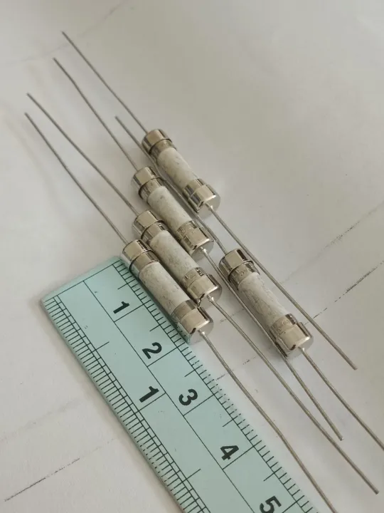 F5A H 250V FUSE 5A 250V F 5A H 250V ฟิวส์เซรามิกญี่ปุ่น 20มิล (แพ็ค10 ...