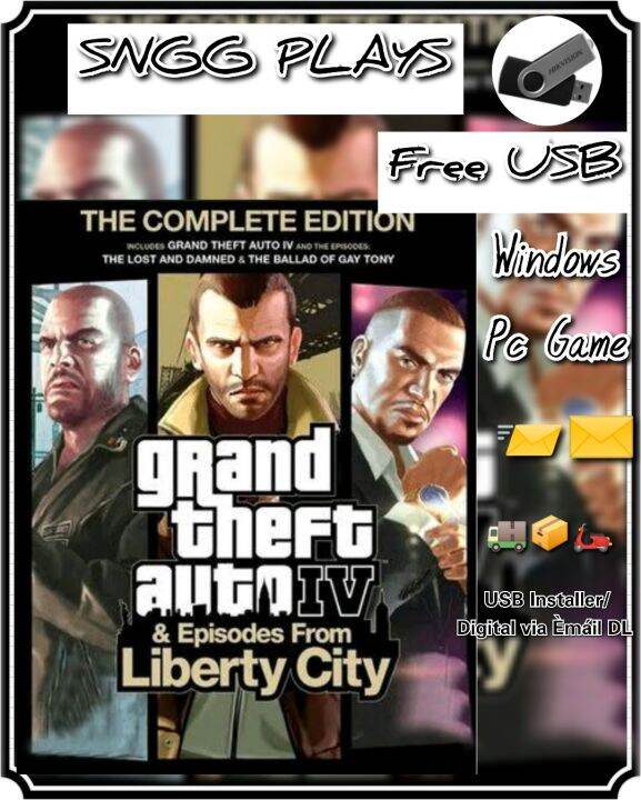 Gta 4 Grand Theft Auto IV Complete Pc Game Installer | Lazada PH