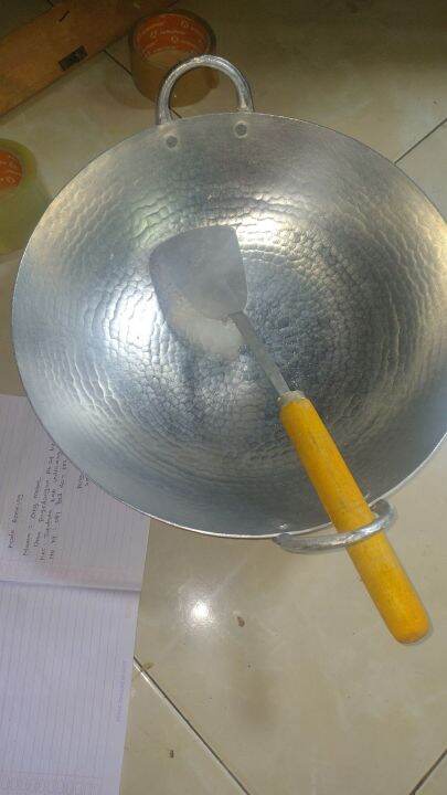 Wajan Penggorengan Garut Uk 35 + Sutil | Lazada Indonesia