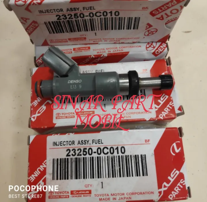NOZZLE INJECTOR NOSEL INJEKTOR TOYOTA INNOVA BENSIN, FOTTUNER,HILUX ...