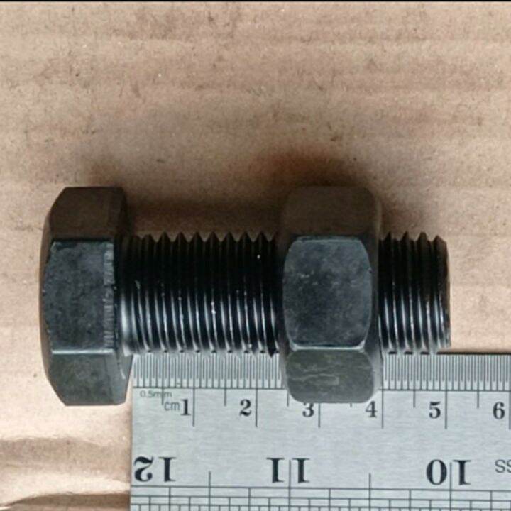 BAUT BAJA HTB M20 X 50MM GRADE 8.8 FULL DRAT + MUR M20 MURAH. | Lazada Indonesia