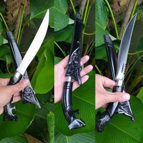Pisau badik baja super tajam | Lazada Indonesia
