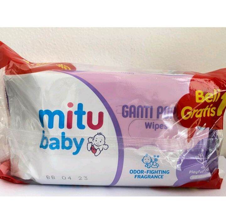 Mitu Tissue Basah Baby 50's Beli 1 gratis 1 | Lazada Indonesia
