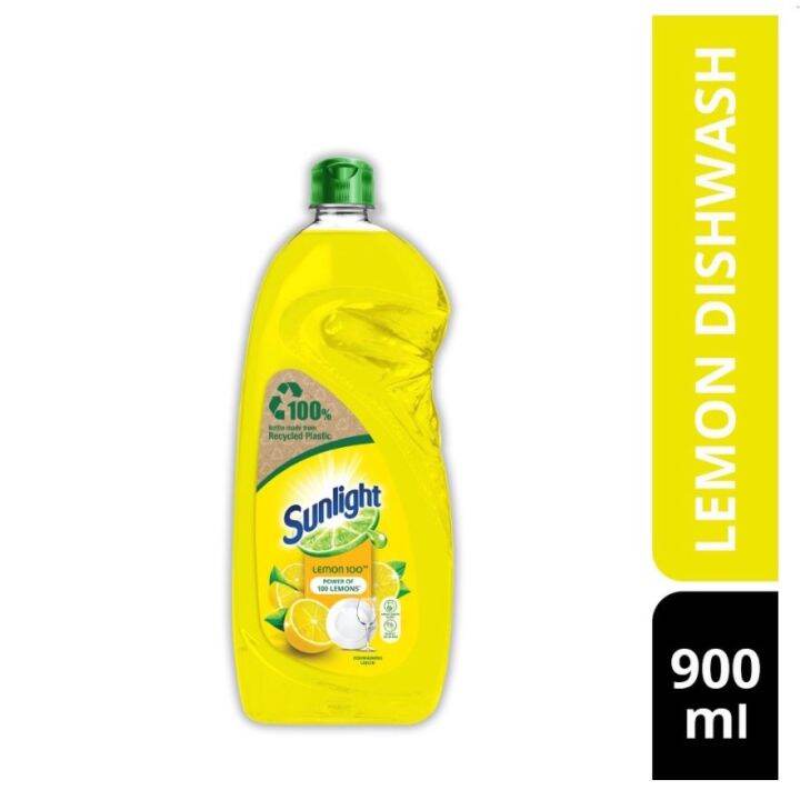 Sunlight Dishwash Liquid Lemon 900ml | Lazada