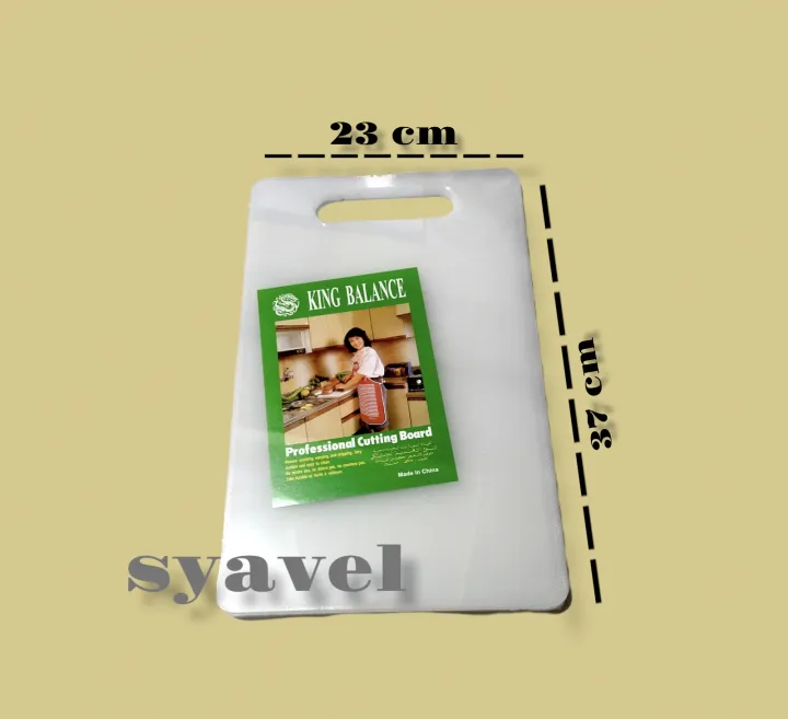 cutting board 37 cm/talenan plastik besar/papan potong plastik | Lazada ...