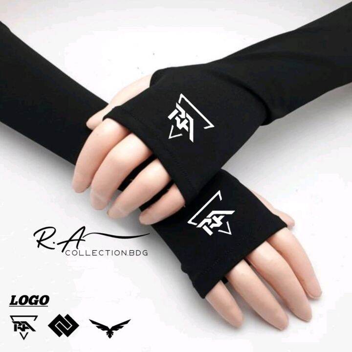 MANSET TANGAN LUBANG JEMPOL / HANSHOCK LUBANG / SLEEVE OLAHRAGA ...