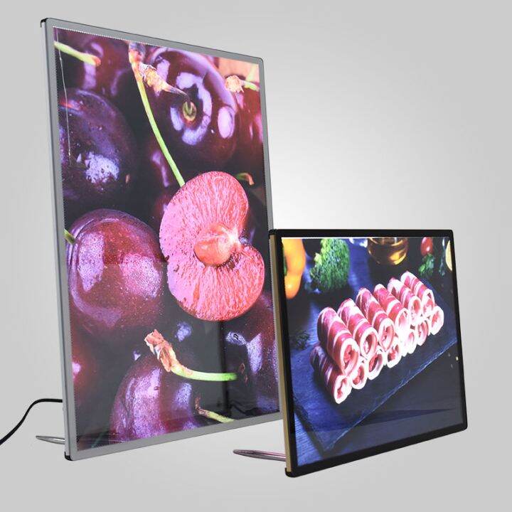 portable led stand advertising poster aluminum poster led hot sales led ...