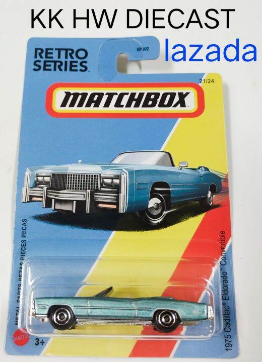 Matchbox Retro Series 1975 Cadillac Eldorado Convertible 21/24 toys for ...