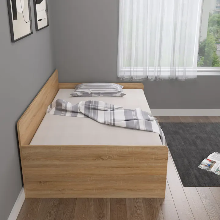 Modern Simple Single Bed Small Apartment Tatami Bed Box Bed Frame ...