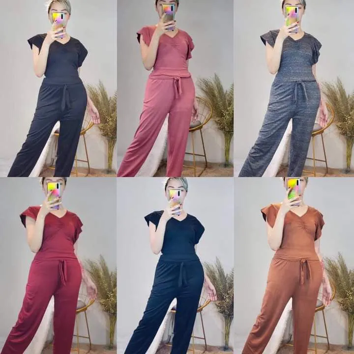 terno blouse with butterfly sleeve and pants | Lazada PH