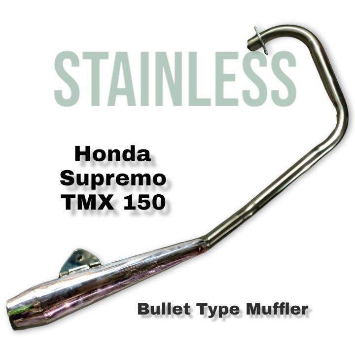 Honda TMX 150 Supremo Motorcycle Bullet Pipe Muffler | Lazada PH