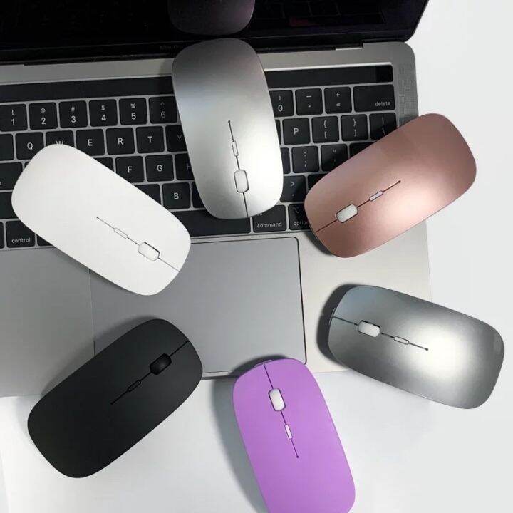 Mouse Wireless Bluetooth Windows Slim Tipis usb Automatic Optical ...
