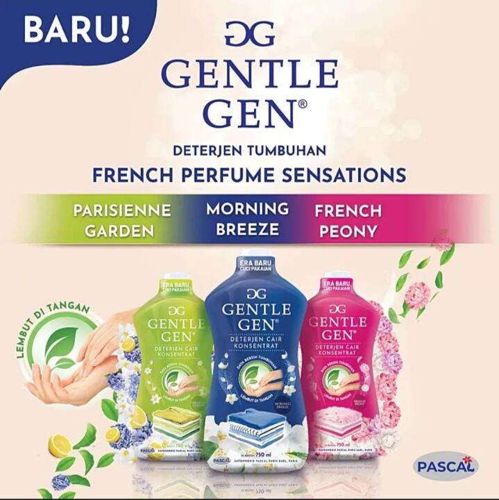 Gentle Gen Detergen Cair Konsentrat 700ml / Deterjen Tumbuhan Morning ...
