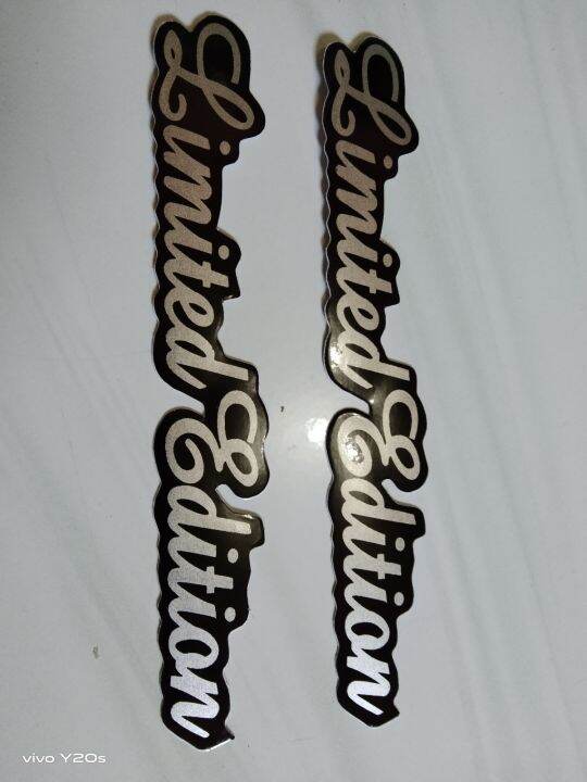 Stiker Limited Edition Putih ( isi sepasang ). | Lazada Indonesia