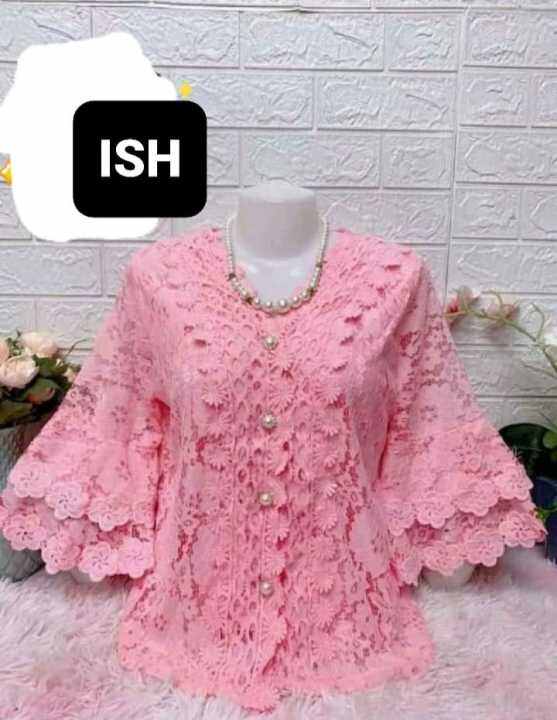 blus brokat | Lazada Indonesia