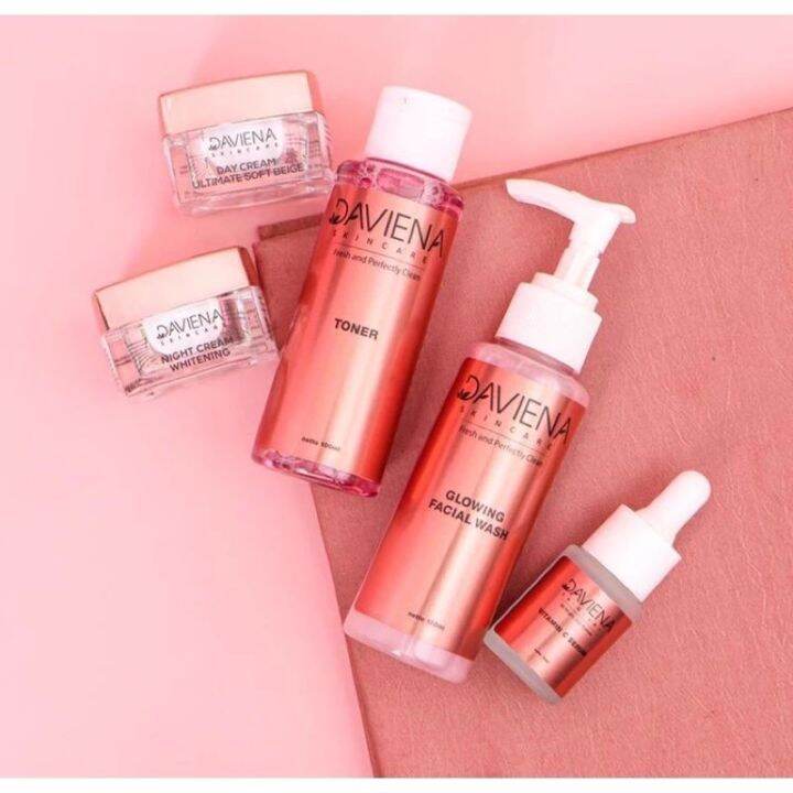 Daviena Skincare Paket Lengkap Glowing Series Solusi Kulit kusam ...