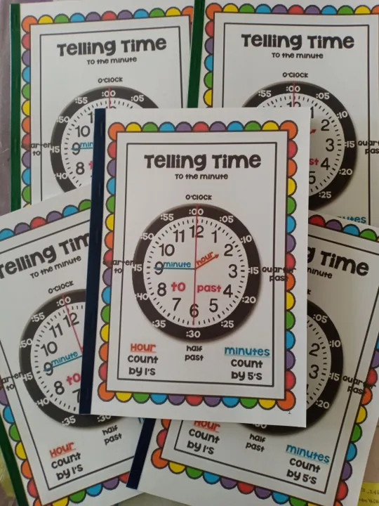 TELLING TIME WORKSHEETS 30 PAGES | Lazada PH