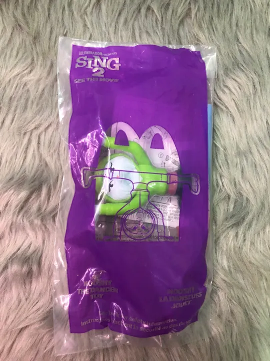 Mcdonalds happy meal toy Sing 2 “NOOSHY THE DANCER” | Lazada PH