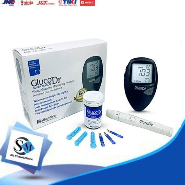 Alat glucoDr Super Sensor AGM-2200 - Alat cek gula darah Terbaik ...