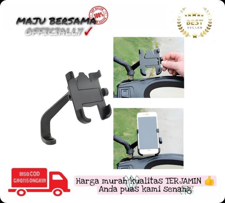 MB - Holder motor HM-20 spion hp di motor phone holder / holder spion motor HM20 full besi ...