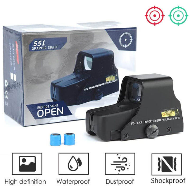 100% Original 551 552 Optic Scope Sight Green Red Dot Reflex Sight ...