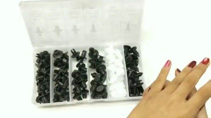 【ลดราคา】Bumper Retainer 100 Pcs ประตูรถแผงการ์ดคลิปตัดกันชนตัวยึดชนิด ...