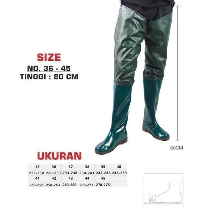 Sepatu Boot Sawah / Sepatu Boot Tani Sepaha 80 cm | Lazada Indonesia