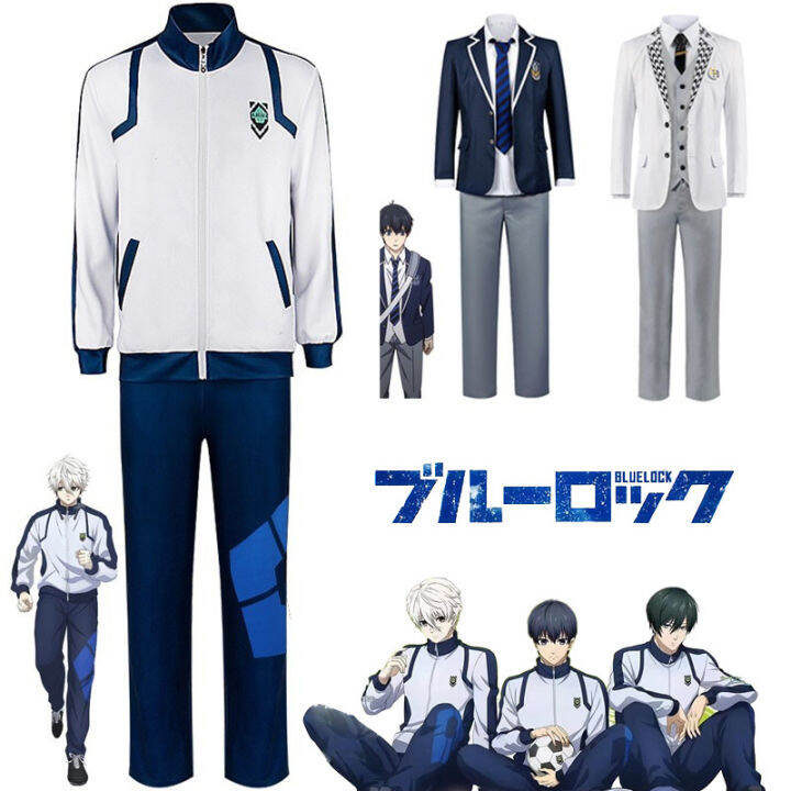 Anime màu xanh khóa Trang Phục Cosplay isagi yoichi bachira meguru thể ...