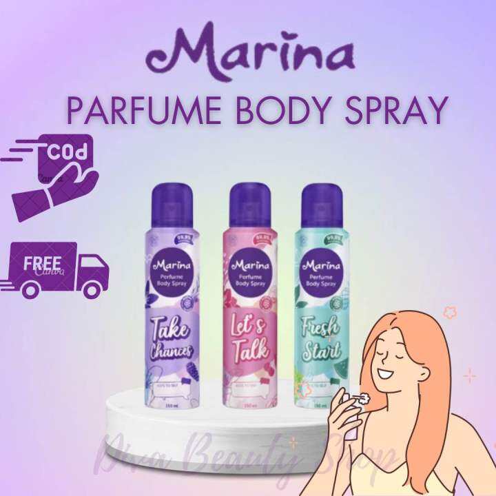 MARINA Parfume Body Spray 150ml | Lazada Indonesia
