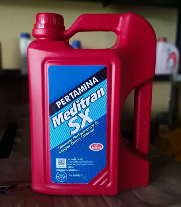 Pertamina Meditran SX 15W-40 Diesel/Solar Galon 4 Liter | Lazada Indonesia
