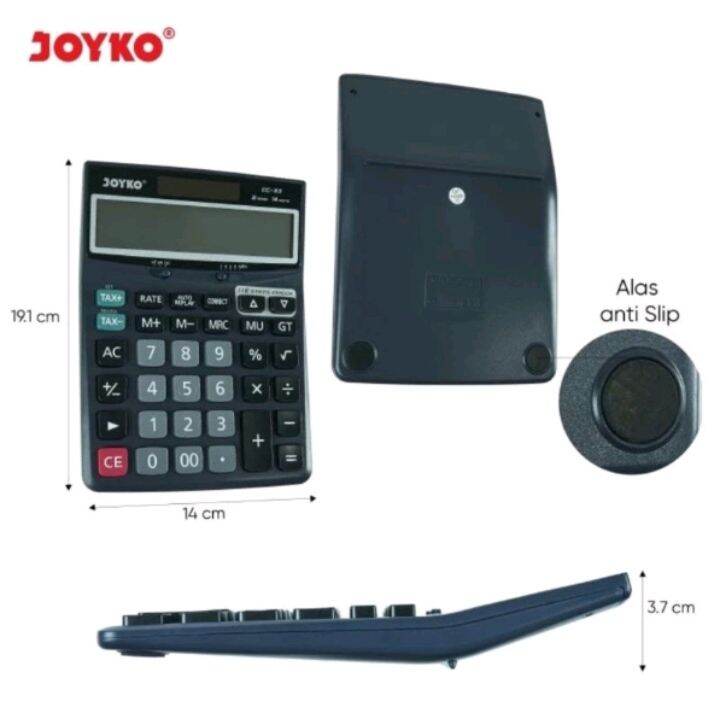 JOYKO CC-33 Check & Correct 14 Digit Kalkulator model spt Casio Dj-240D | Lazada Indonesia