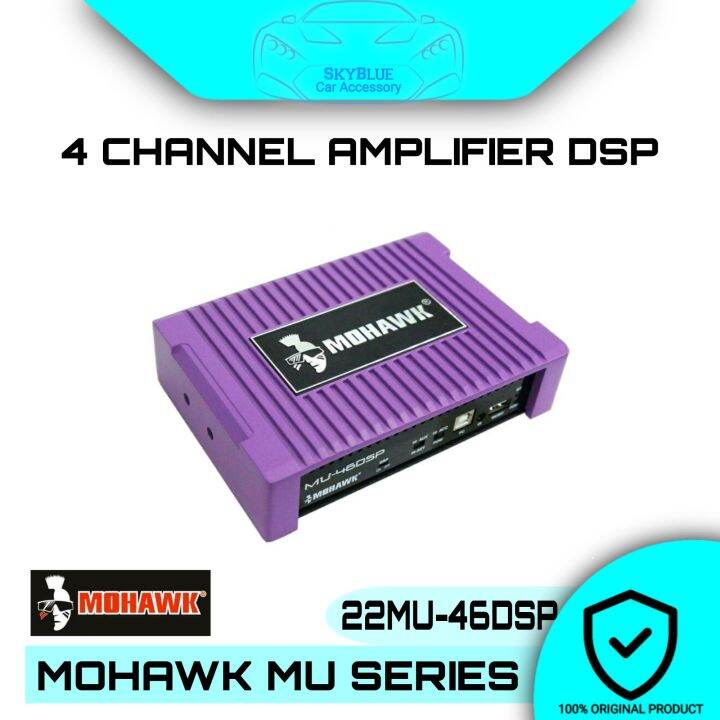 100% Original MOHAWK Car Audio MU SERIES 4 Channel Amplifier DSP - 22MU ...