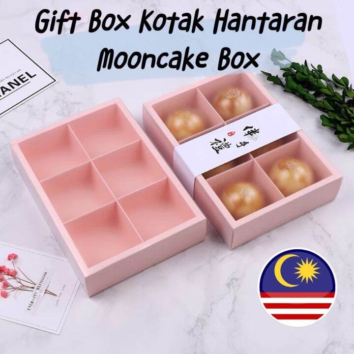 READY STOCK Mooncake Box 6 holes/Gift Box/Kek Kotak/Kuih Kotak/Dessert ...