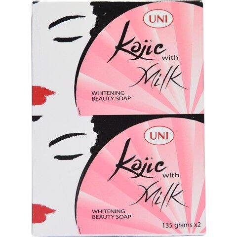 Uni Kojic Soap With Milk Twin 135g pack | Lazada PH