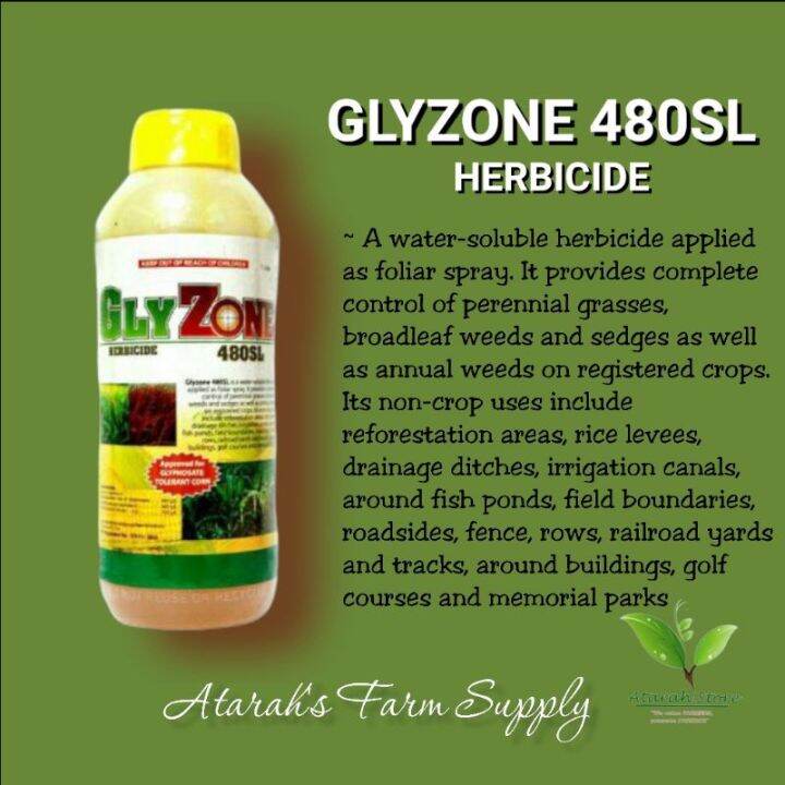 GLYZONE 480SL Herbicide (1L and 1Gallon) | Lazada PH