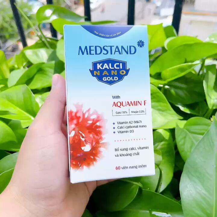 MEDSTAND KALCI NANO GOLD - Viên uống bổ sung canxi hữu cơ và vitamin D3 ...