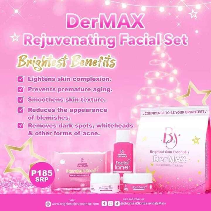 Brightest skin Dermax rejuvenating set | Lazada PH