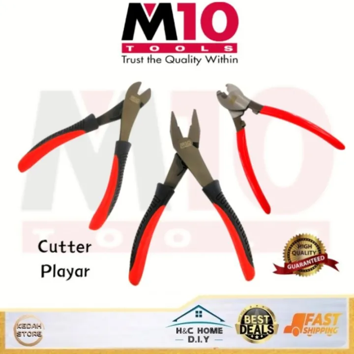 M10 Diagonal Cutter Plier Cutter | M10 HEAVY DUTY 6” Player Black ...