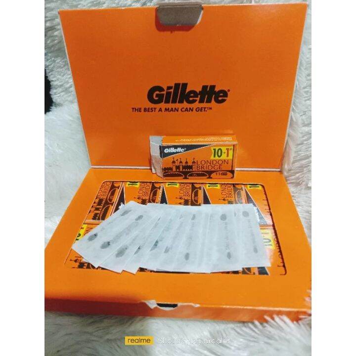 Gillette London blade 110pcs 1box | Lazada PH