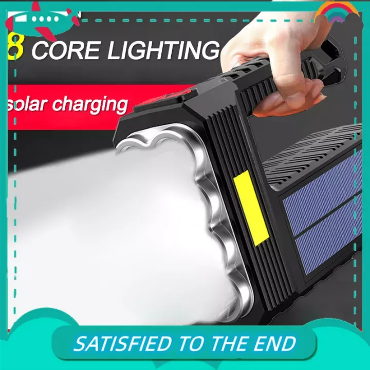 [Strong light long-range 500000 meters] flashlight rechargeable flash ...